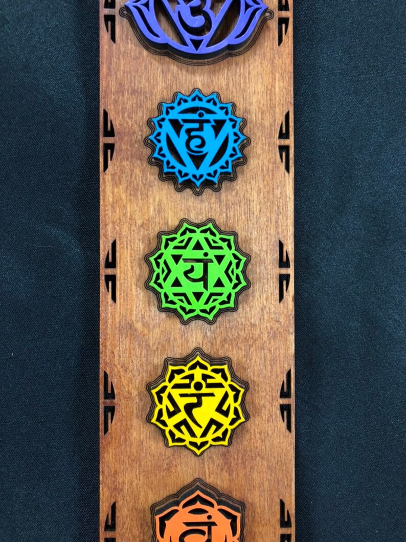 Chakra Wall Art Laser Cut Sacred Geometry | Etsy