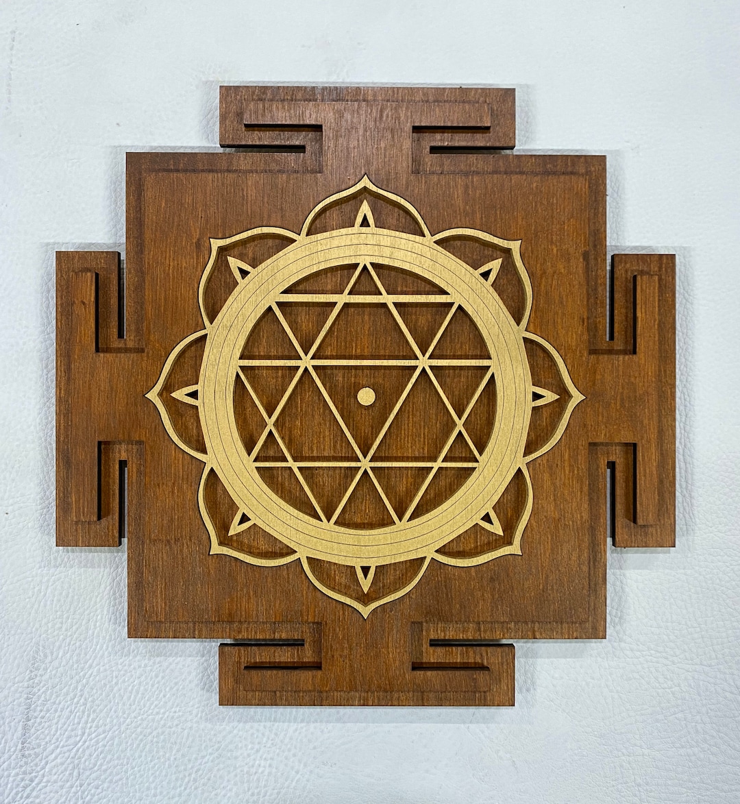 Durga Yantra Wall Art 17.5, Laser Cut, Sacred Geometry, Sri Yantra ...