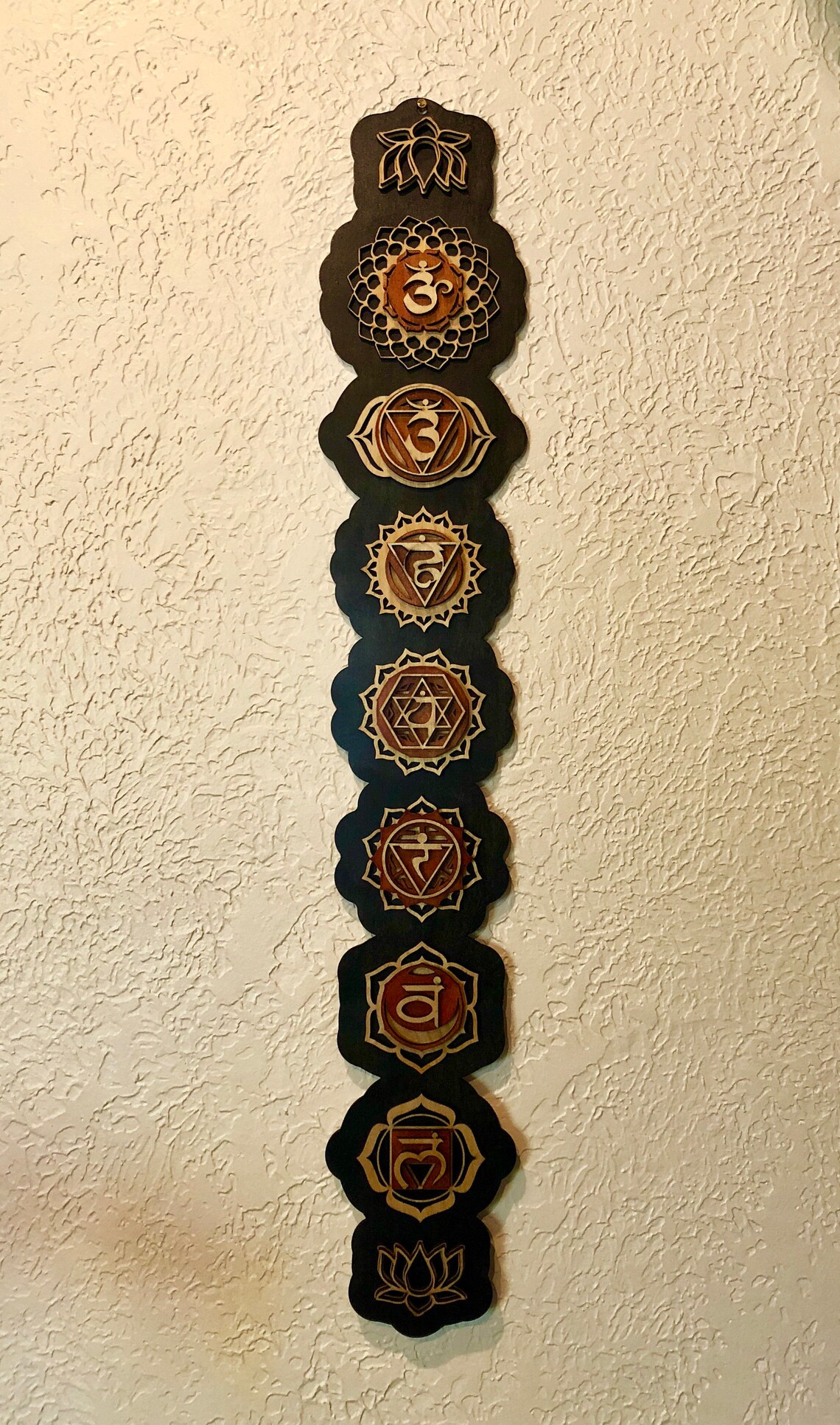 Chakra Wall Art Chakra Wooden Art Chakra Wall Hanging | Etsy