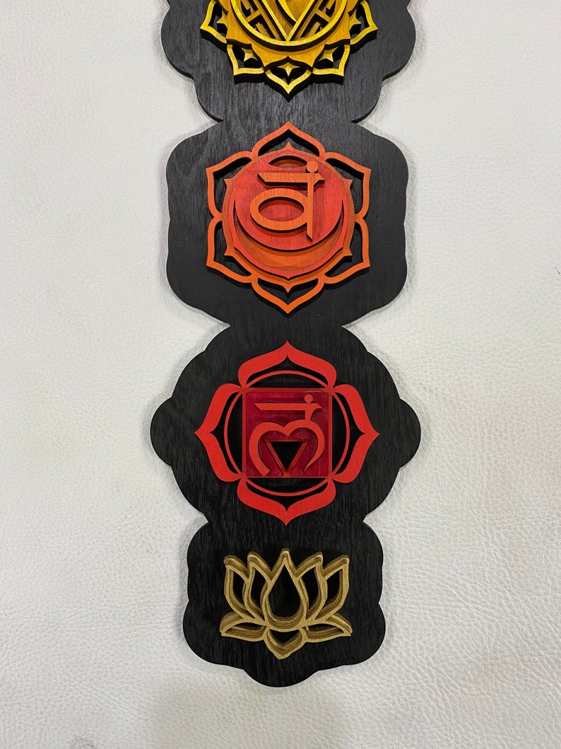 Chakra Wall Art Chakra Wooden Art Chakra Wall Hanging - Etsy