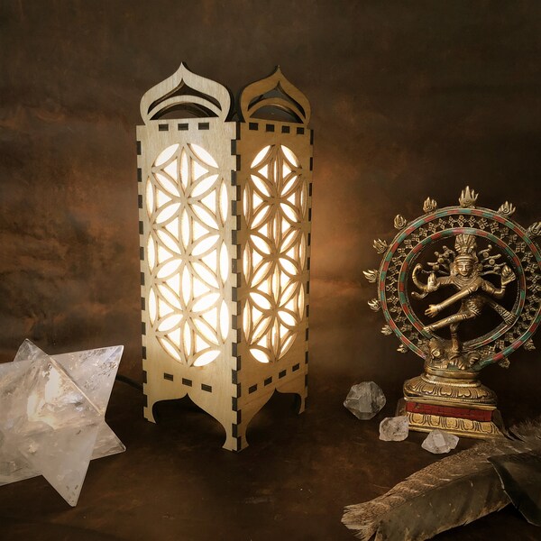 Sacred Geometry Lamp - Etsy