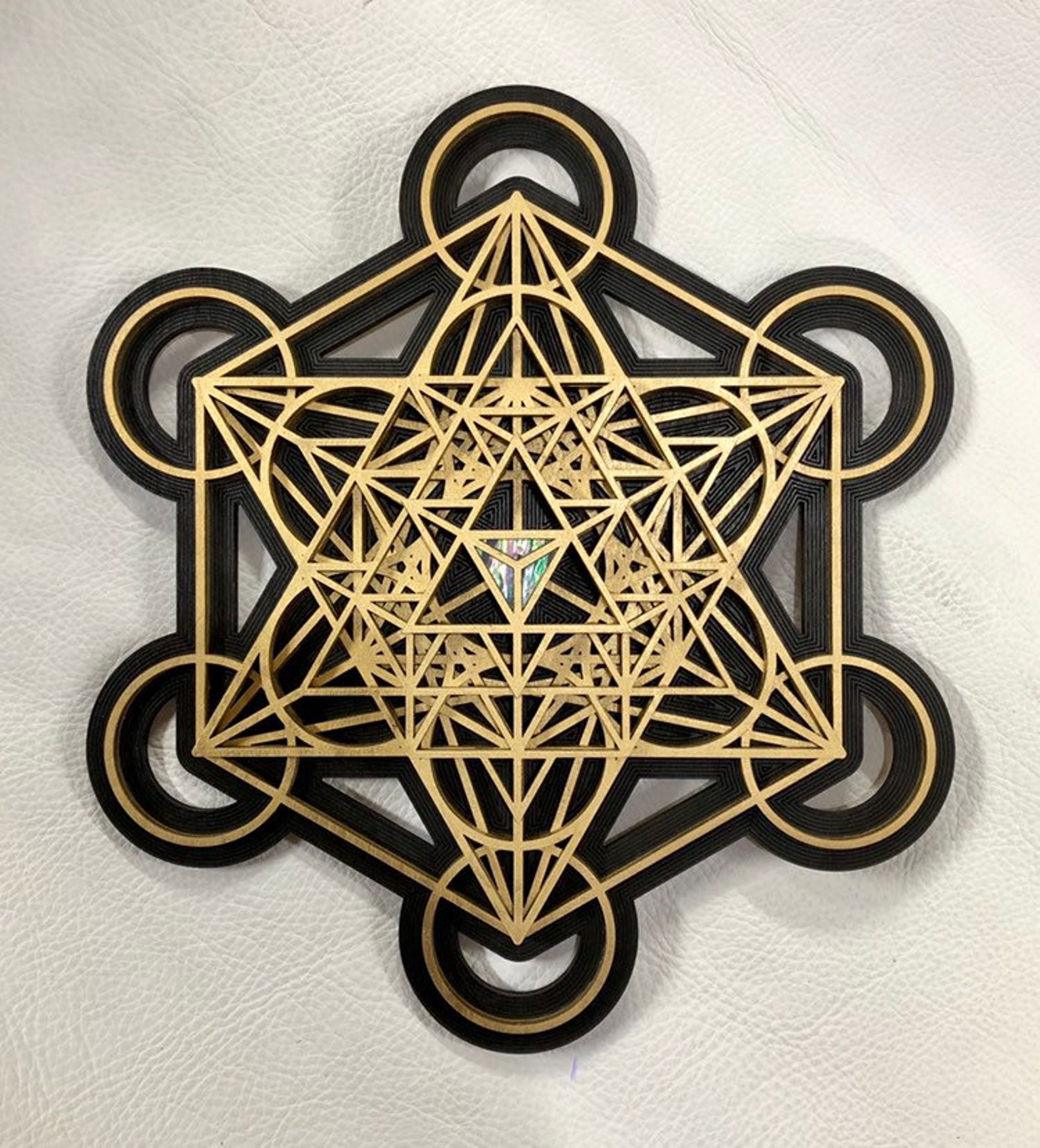 Ancient Future Mandala, Wall Art, Metatron's Cube, Sacred Geometry ...