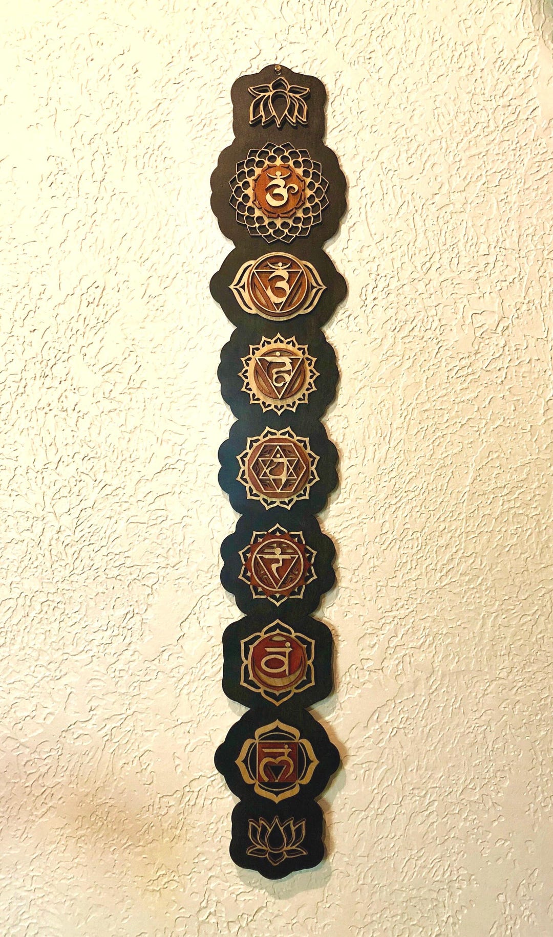 Chakra Wall Art, Chakra Wooden Art, Chakra Wall Hanging, Chakra Art ...