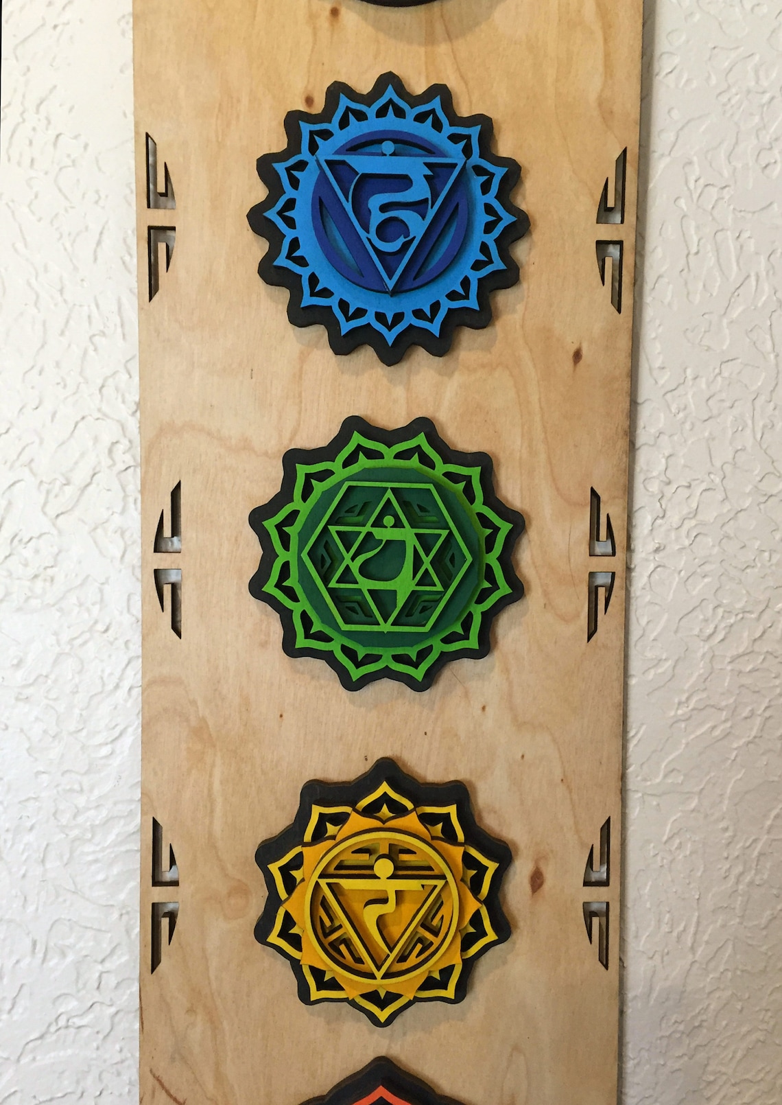 Buy Chakra Wall Art Chakra Wooden Art Chakra Wall Hanging Online in ...