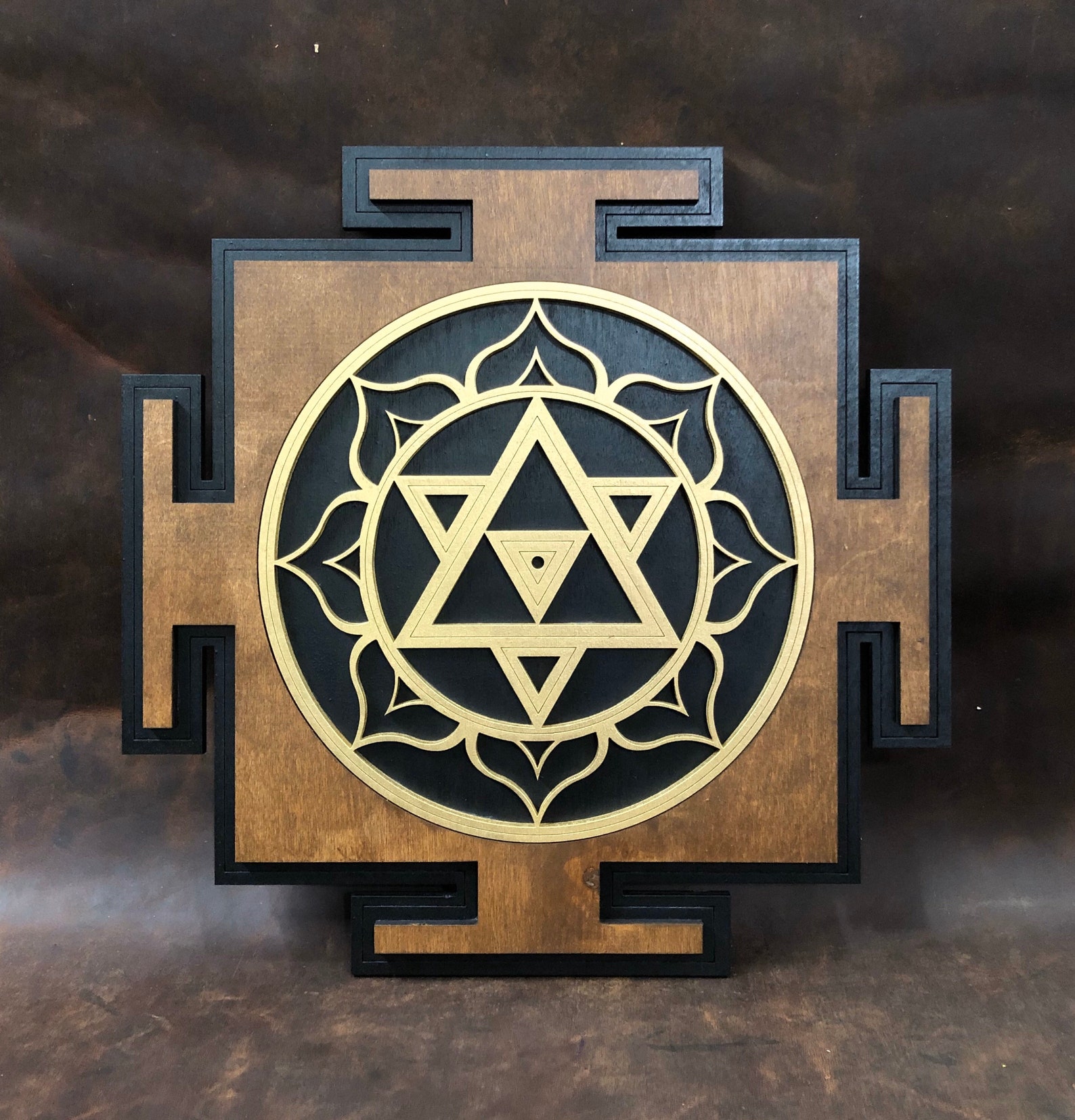 Shiva Yantra Wall Art 11.11 Laser Cut Sacred Geometry | Etsy