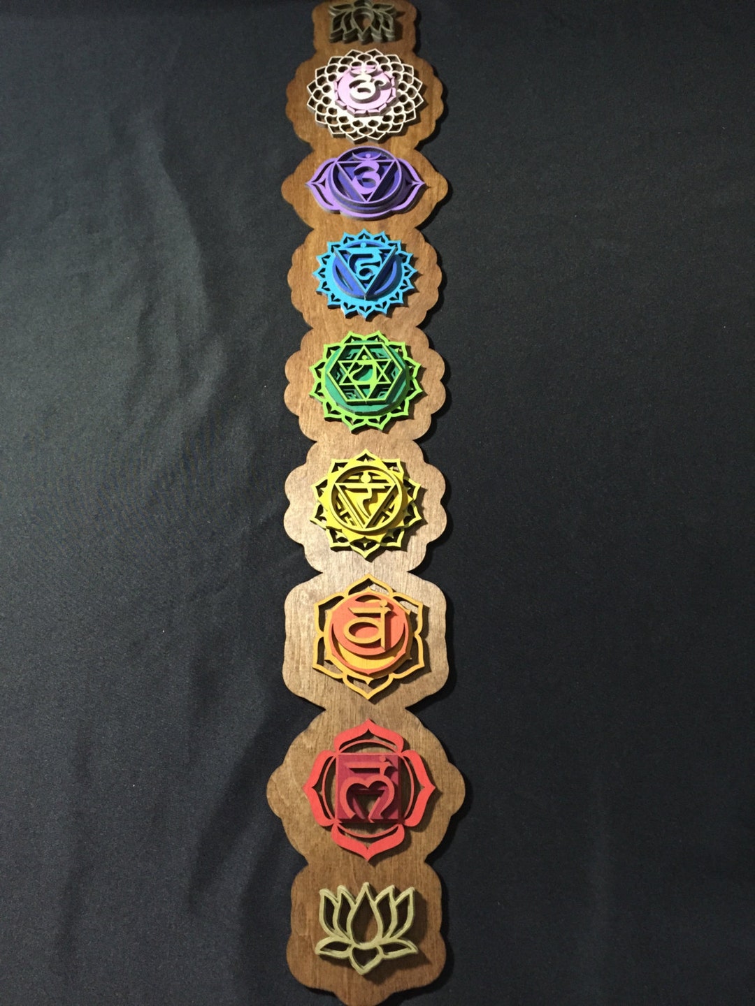 Chakra Wall Art, Chakra Wooden Art, Chakra Wall Hanging, Chakra Art ...