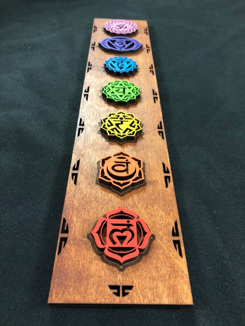 Chakra Wall Art Laser Cut Sacred Geometry | Etsy