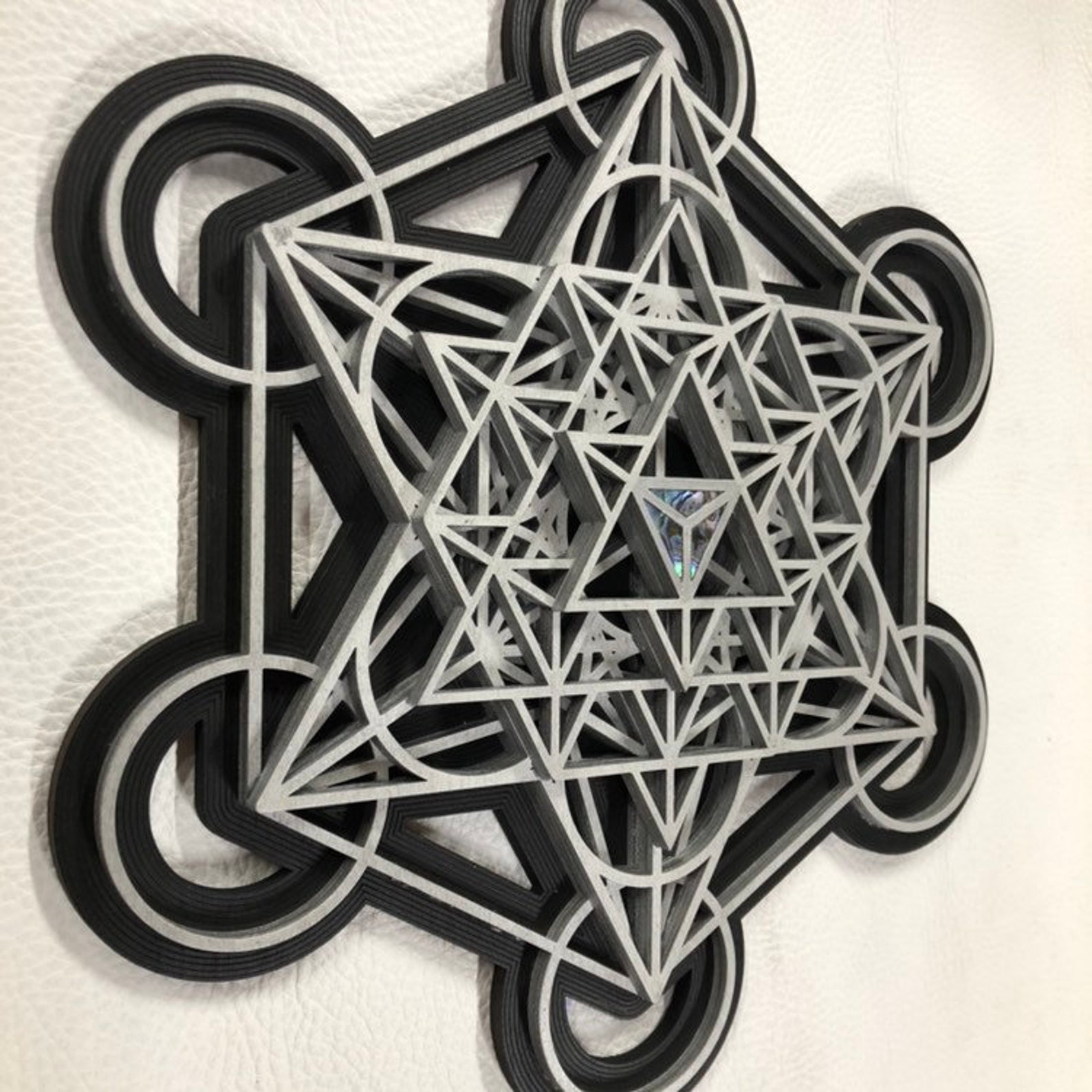 Ancient Future Mandala Wall Art Metatron's Cube Sacred - Etsy
