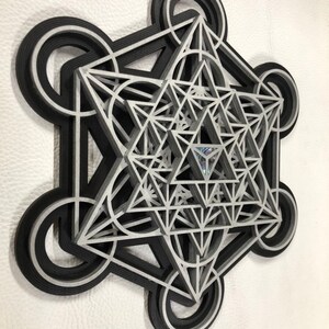 Ancient Future Mandala, Wall Art, Metatron's Cube, Sacred Geometry ...