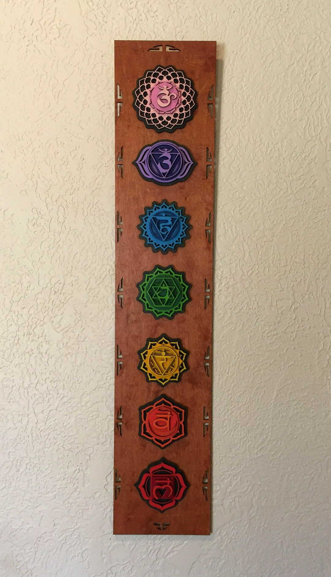 Chakra Wall Art, Chakra Wooden Art, Chakra Wall Hanging, Chakra Art ...