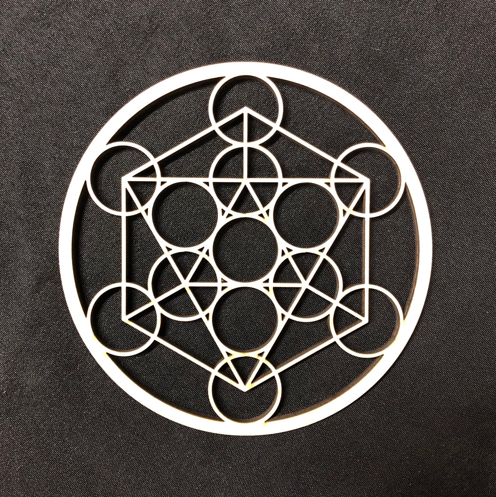 Buy Sacred Geometry 2 Laser Cut Stencil Wall Art Crystal Online in ...
