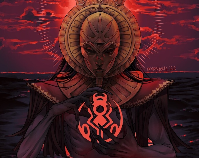 Dagoth Ur 8.5x11 Print Morrowind Inspired - Etsy