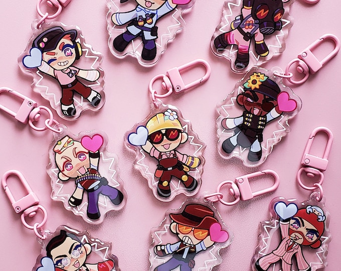 TF2 Keychains ALL CLASS - Etsy