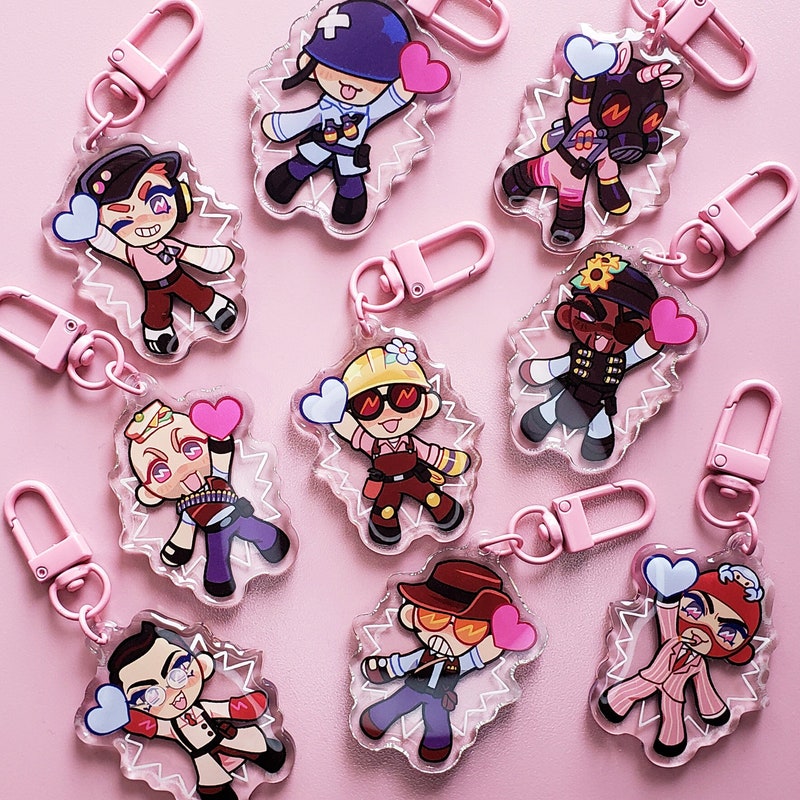 Tf2 Scout Keychains - Etsy