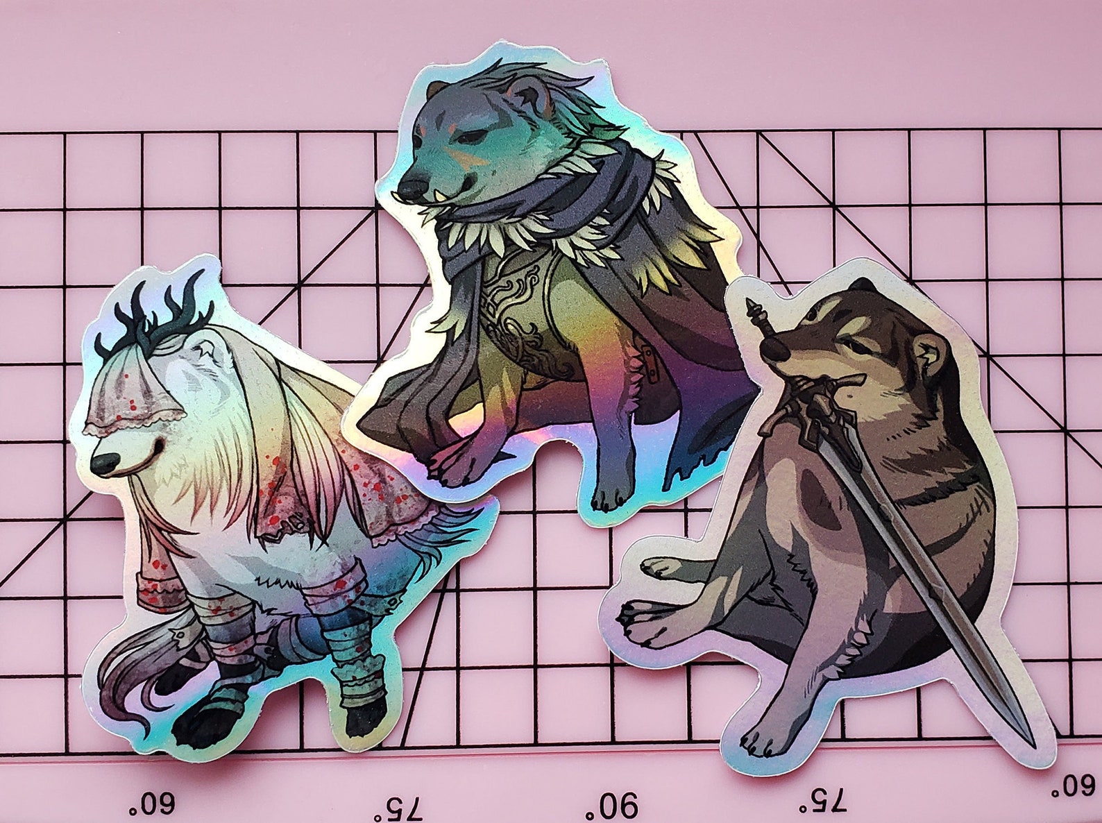 Blaidd Sif and Amelia Cheems Stickers - Etsy