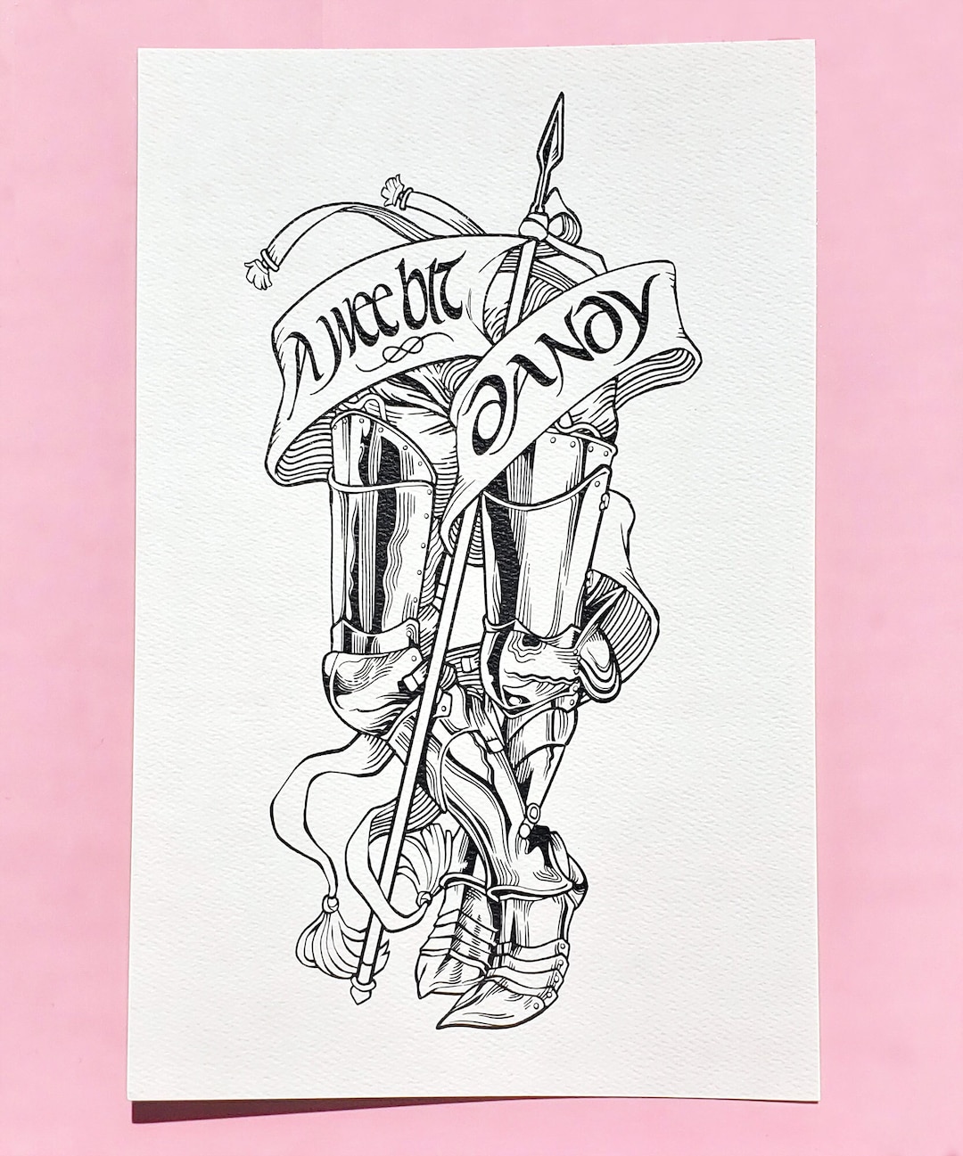 Wee Bit Dandy 5.5x8.5 Print - Etsy