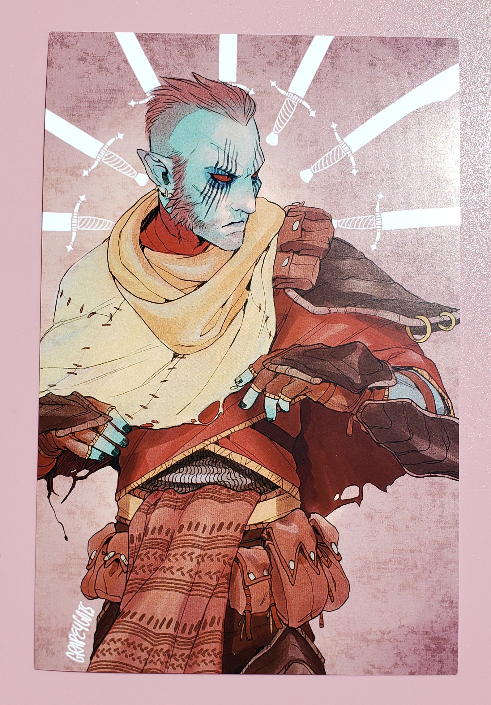 Dunmer Morag Tong 5.5 X 8.5 Print - Etsy