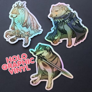 Blaidd, Sif, and Amelia Cheems Stickers - Etsy