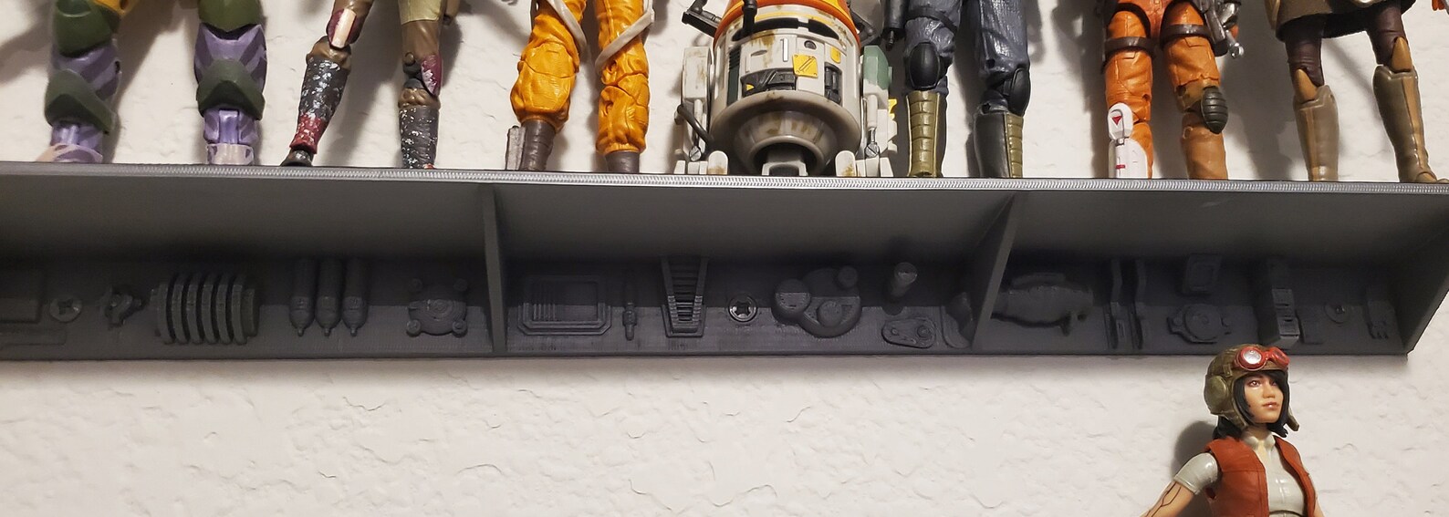 2x 3D Printed Action Figure Mini Collectible Display Shelves - Etsy