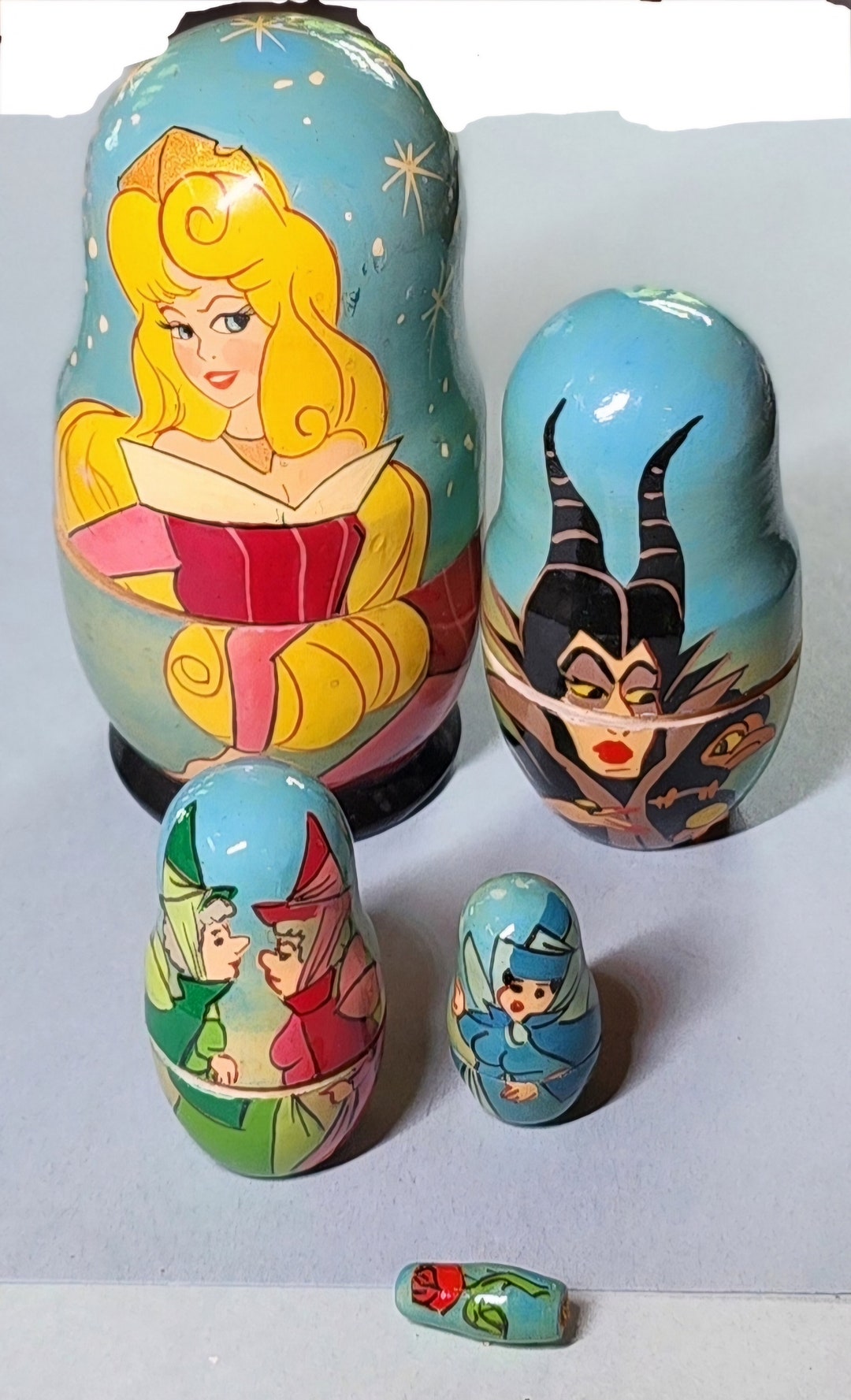 Vintage Toys. Vintage Nesting Dolls, Vintage Collectible Art, Wood ...