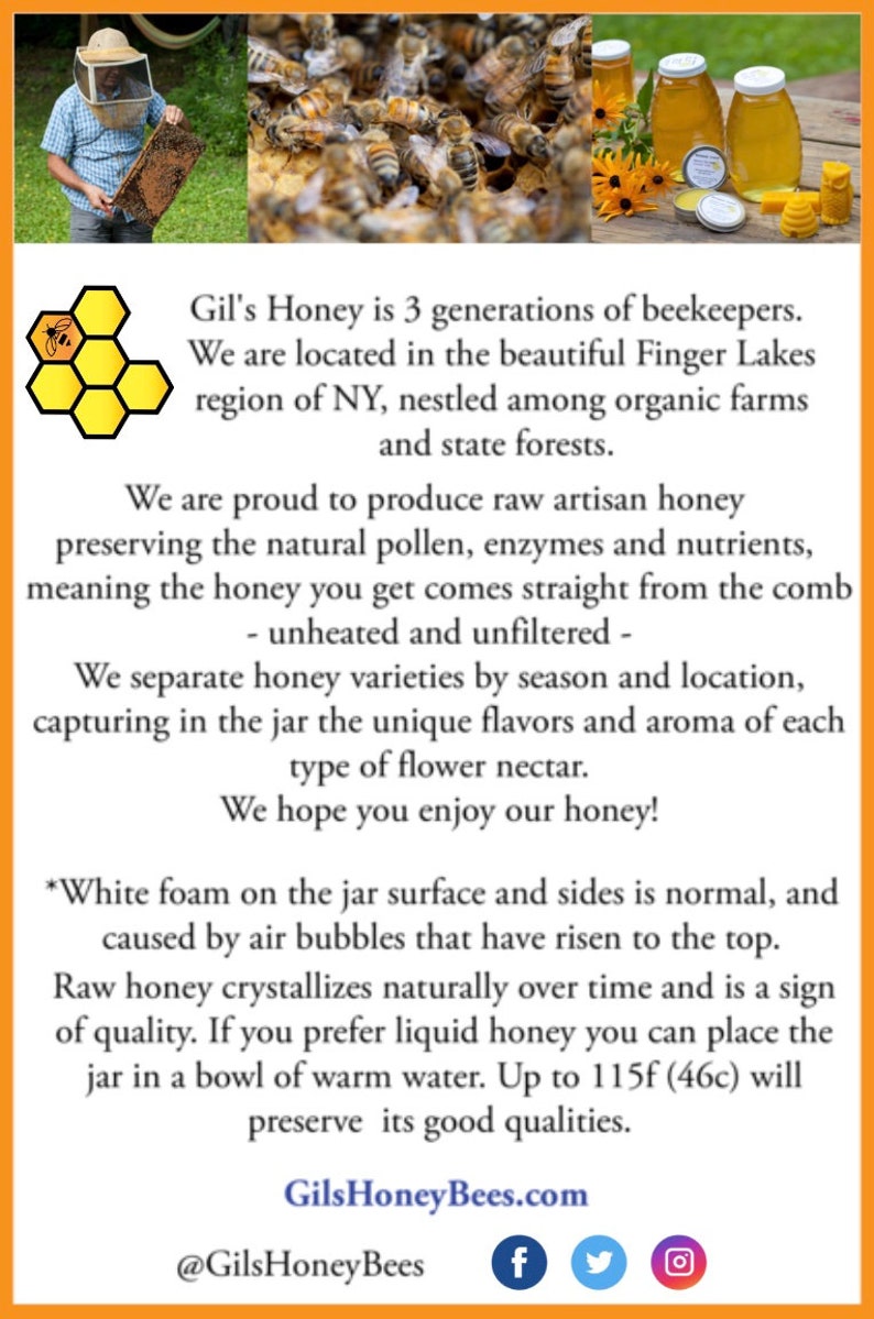 Artisan Raw Honey Gift Box: 6 Honey Varieties & Wooden Dipper - Etsy