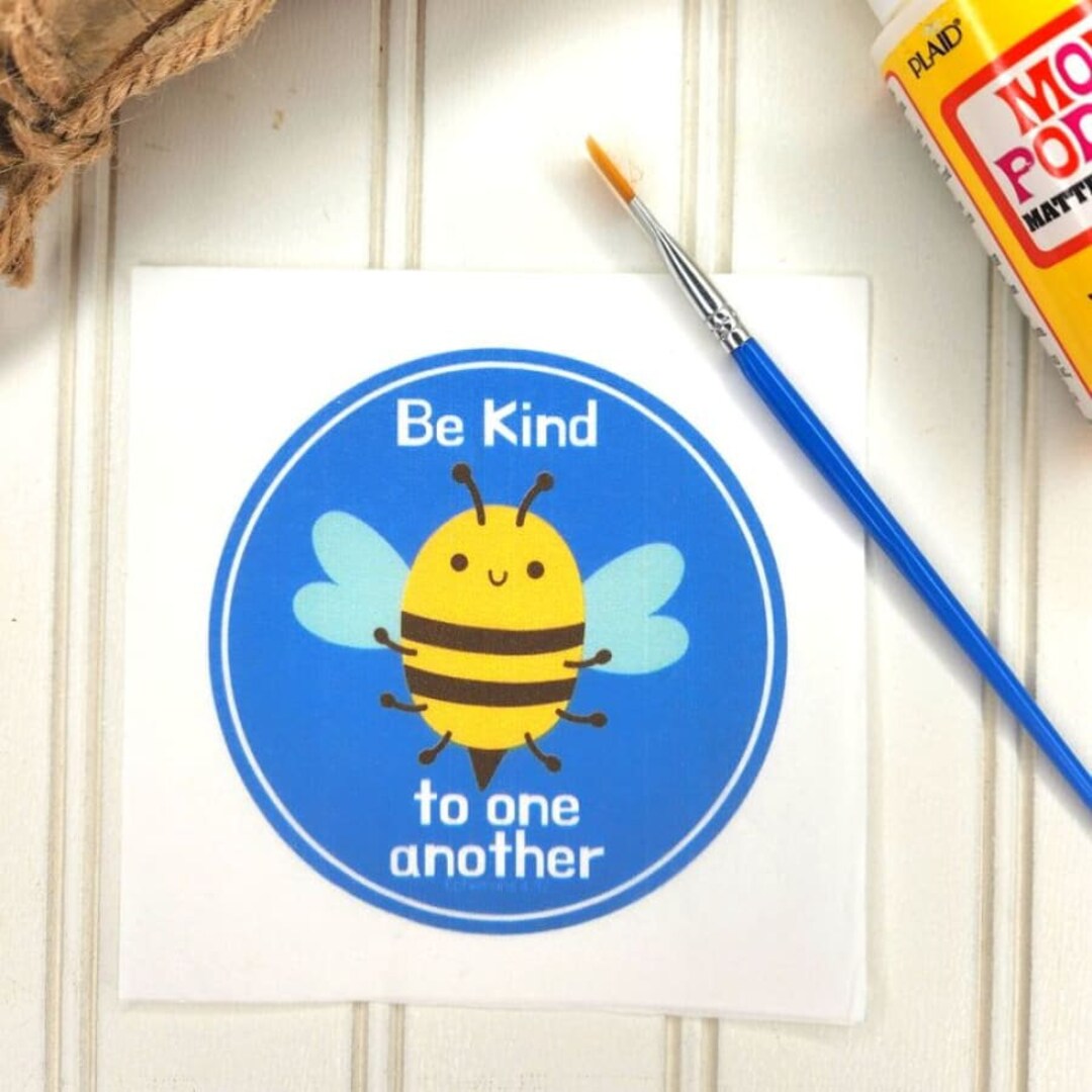 Be Kind Ephesians 4:32 Kids Christian Paper Decoupage Napkins - Etsy