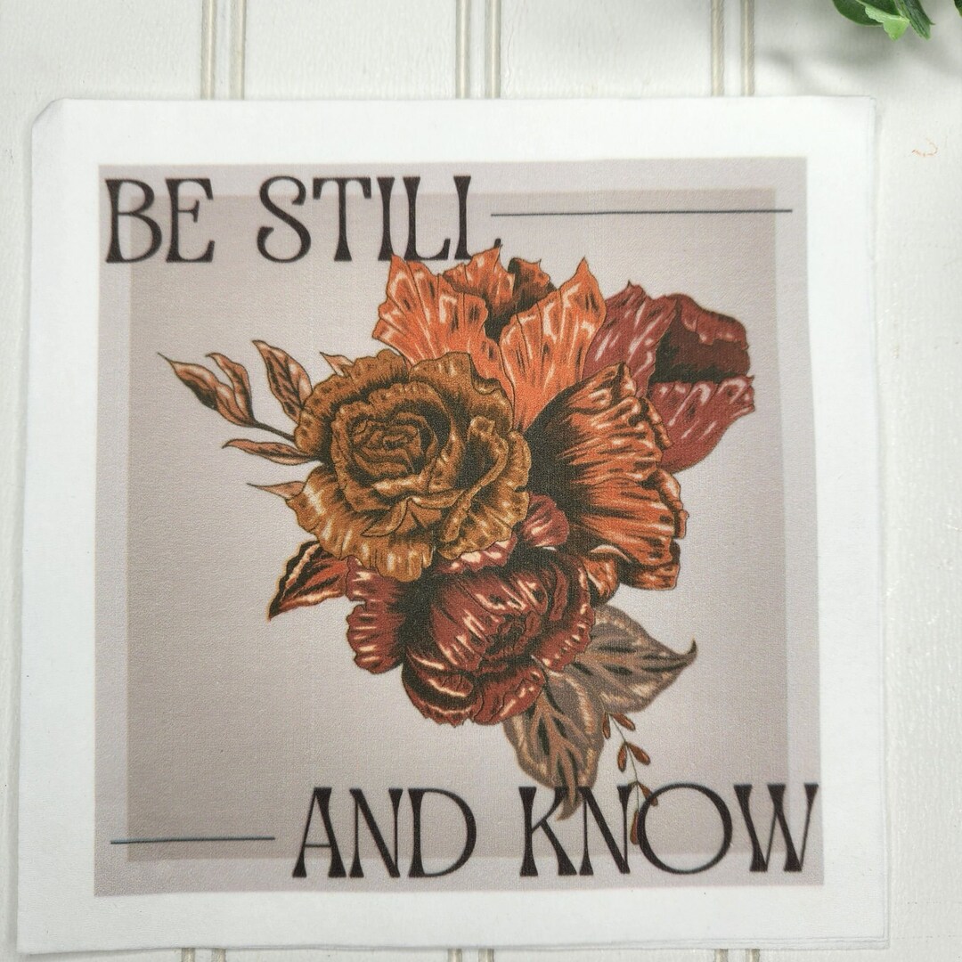 Be Still Bible Verse Napkins, Psalm 46:10, Scripture Napkins, Napkins ...
