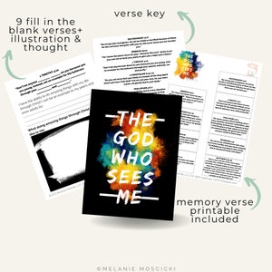 Homeschool Bible Activity | the God Who Sees Me | Teen Bible Study ...