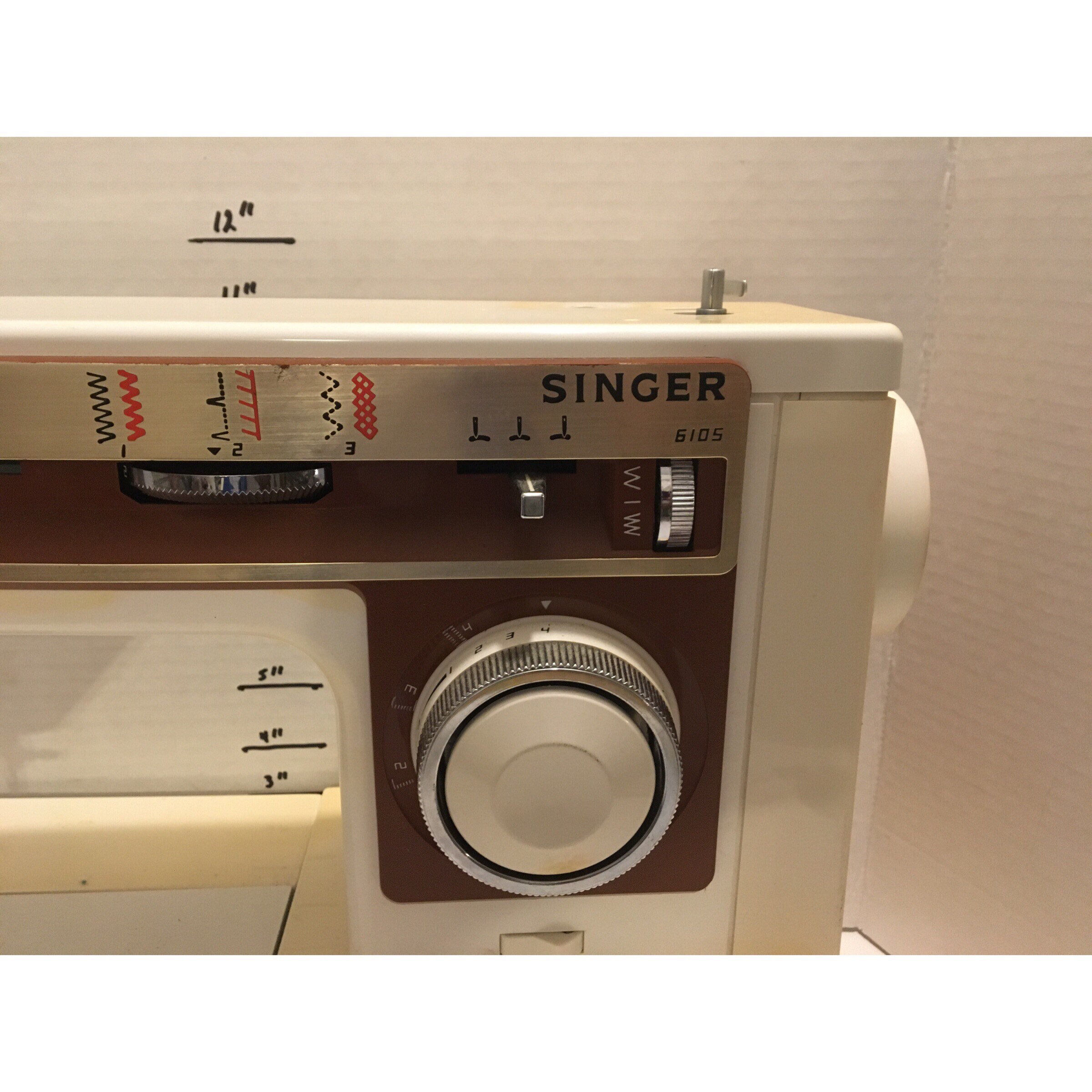 Singer Sewing Machine Model 6105 & Foot Petal - Etsy