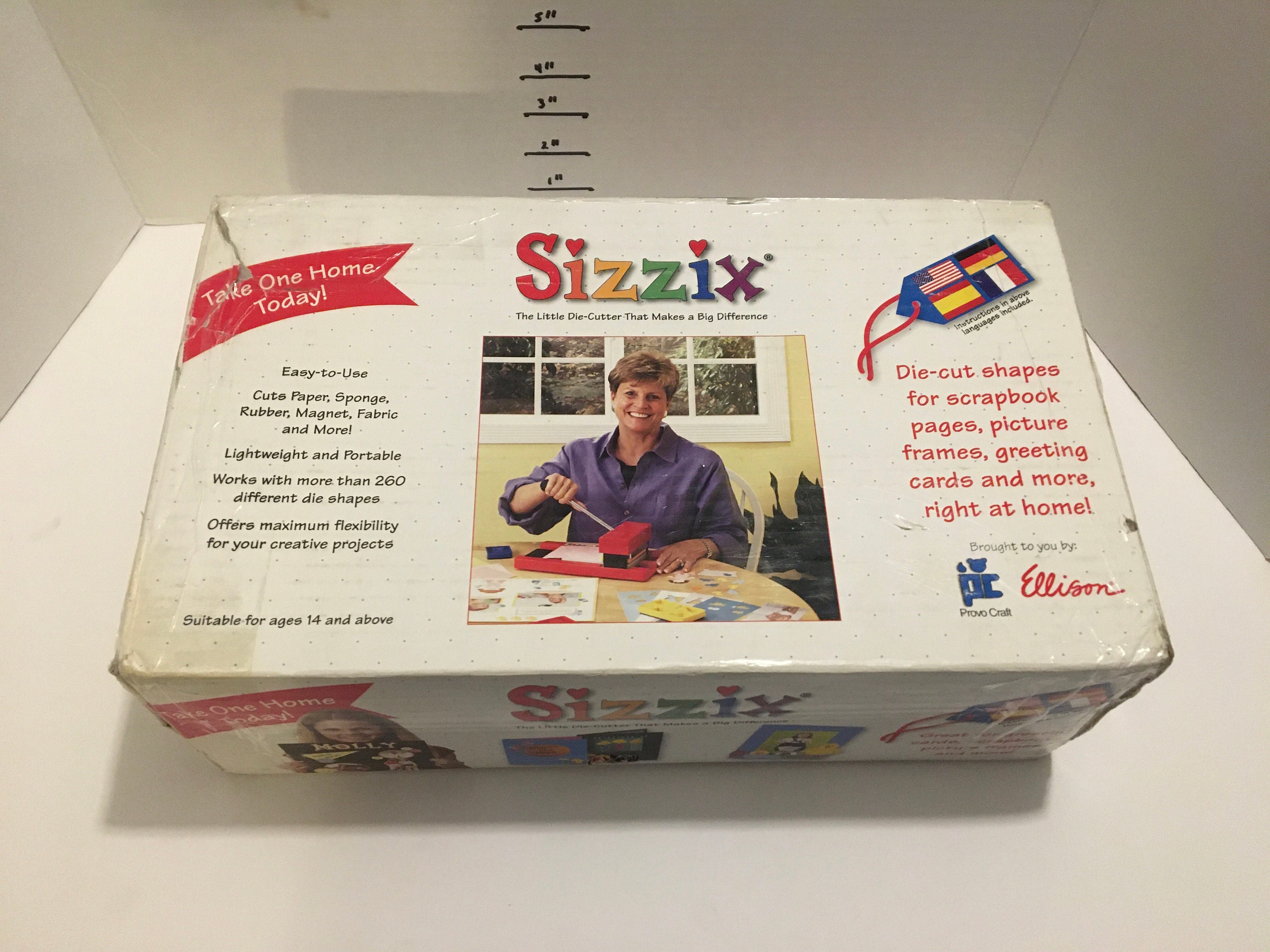 Sizzix Original Red Personal Die-cutter Press Machine 38-0605 - Etsy