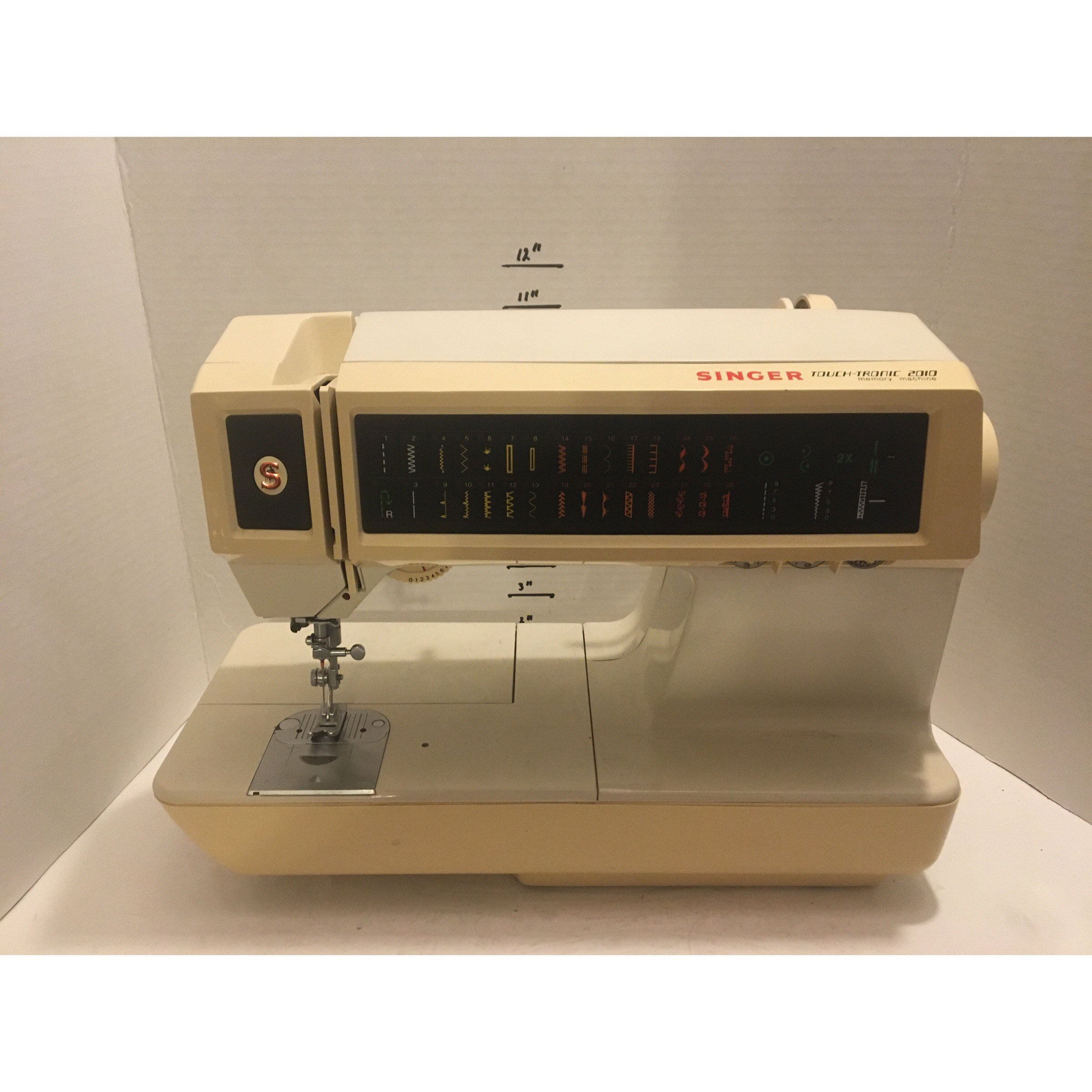 Vintage 1980 Singer Touch Tronic 2010 Memory Sewing Machine - Etsy