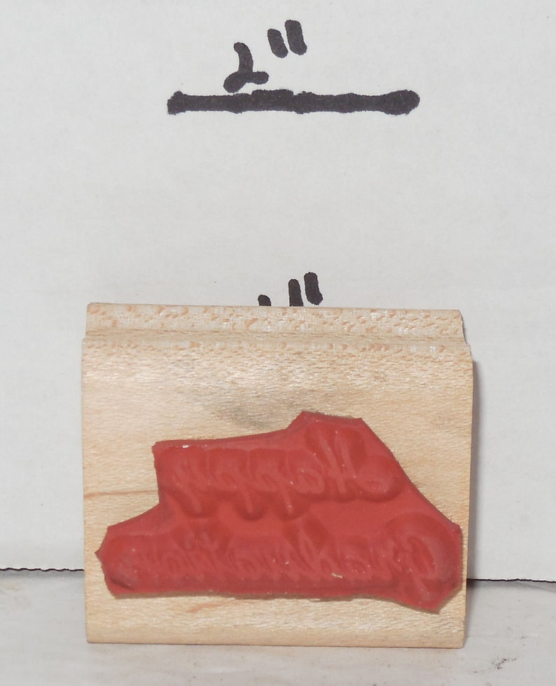 1993 Stampin’ up More Great Greetings "happy Graduation" 1" Rubber ...