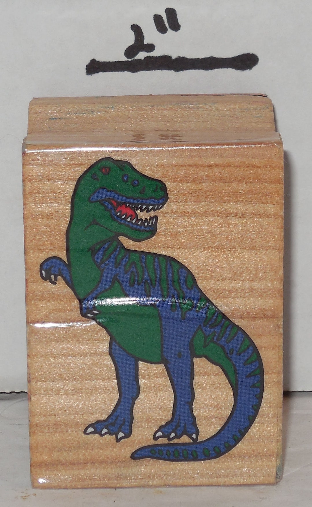 Melissa & Doug T-rex Tyrannosaurus Dinosaur 1" Rubber Stamp – Kids ...