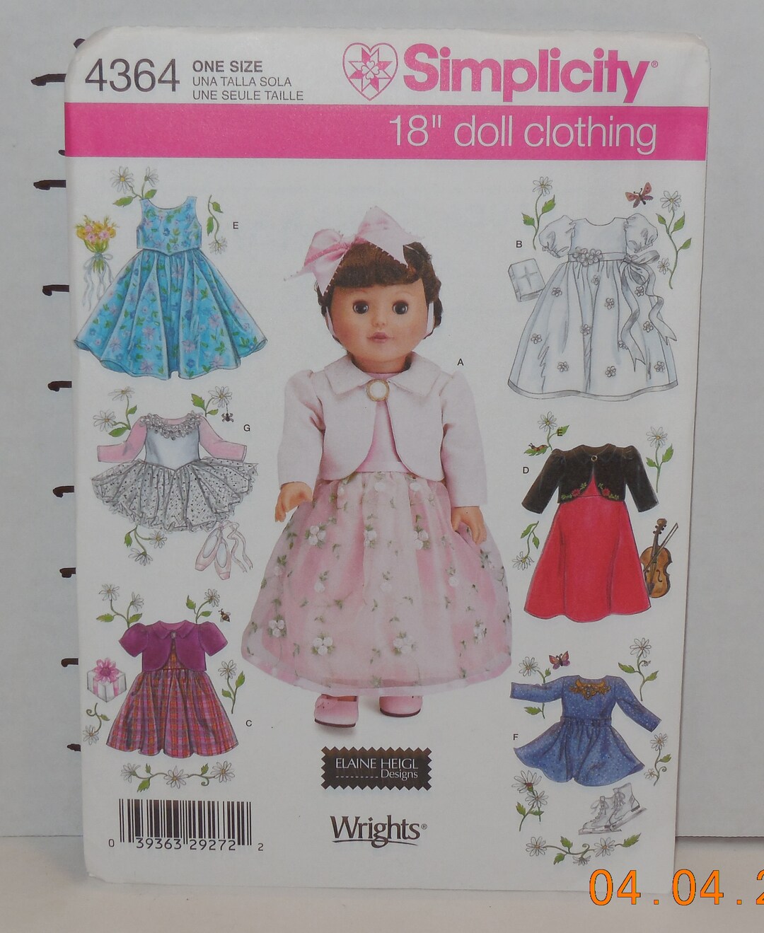 Simplicity 4364 Complete Uncut Factory Folds Sewing Pattern Clothes for ...