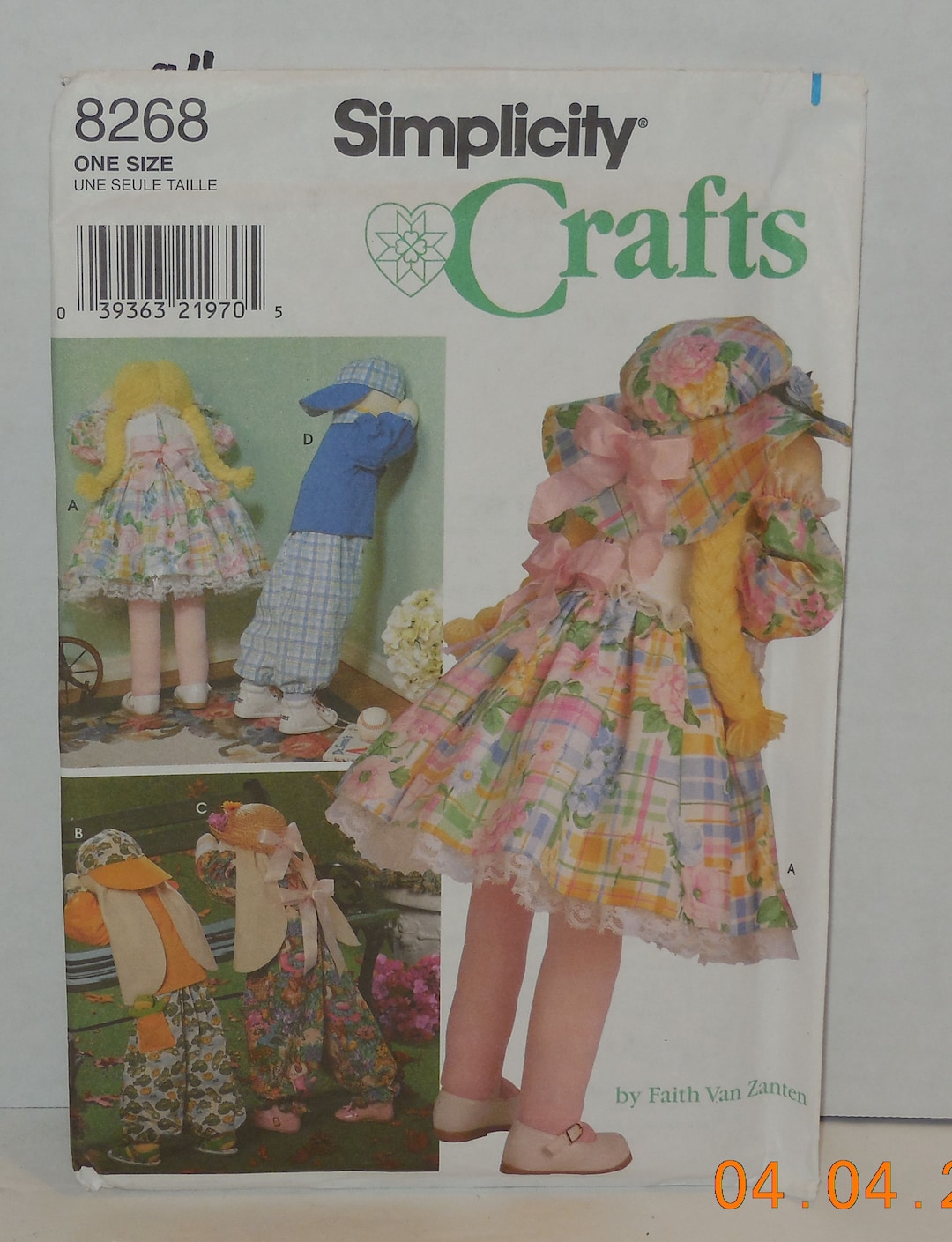 Simplicity Crafts 8268 Complete Uncut Factory Folds Sewing Pattern 30 ...