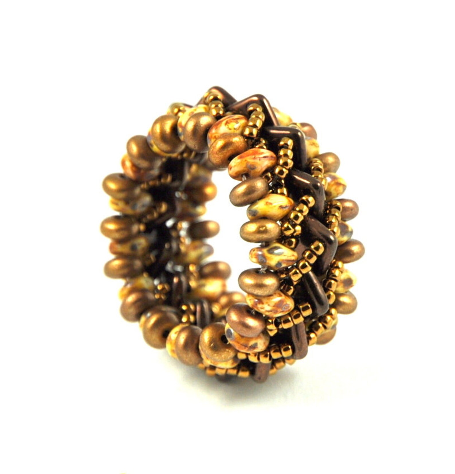 DIY Step by Step Beading Tutorial for 'tudor' Ring or - Etsy