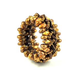 DIY Step by Step Beading Tutorial for 'tudor' Ring or Bangle Instant ...