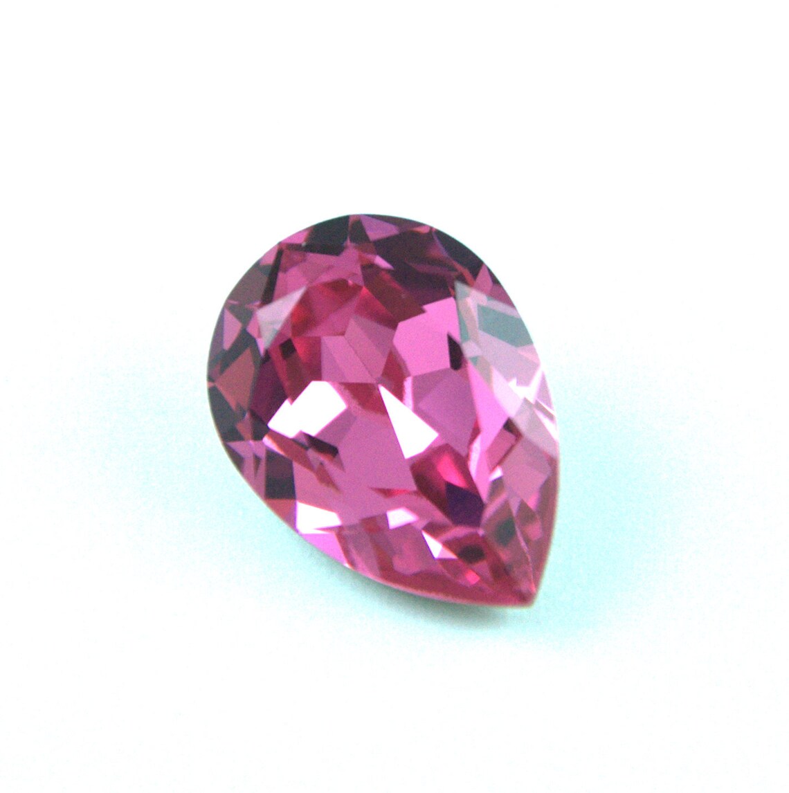 1 Piece Swarovski Crystal Fancy Stone 14x10mm Pear Rose - Etsy