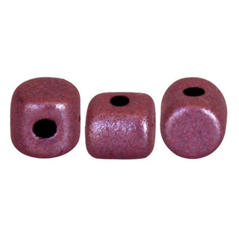 5g Minos Par Puca Czech Glass Beads - Metallic Mat Dark Violet - Size ...