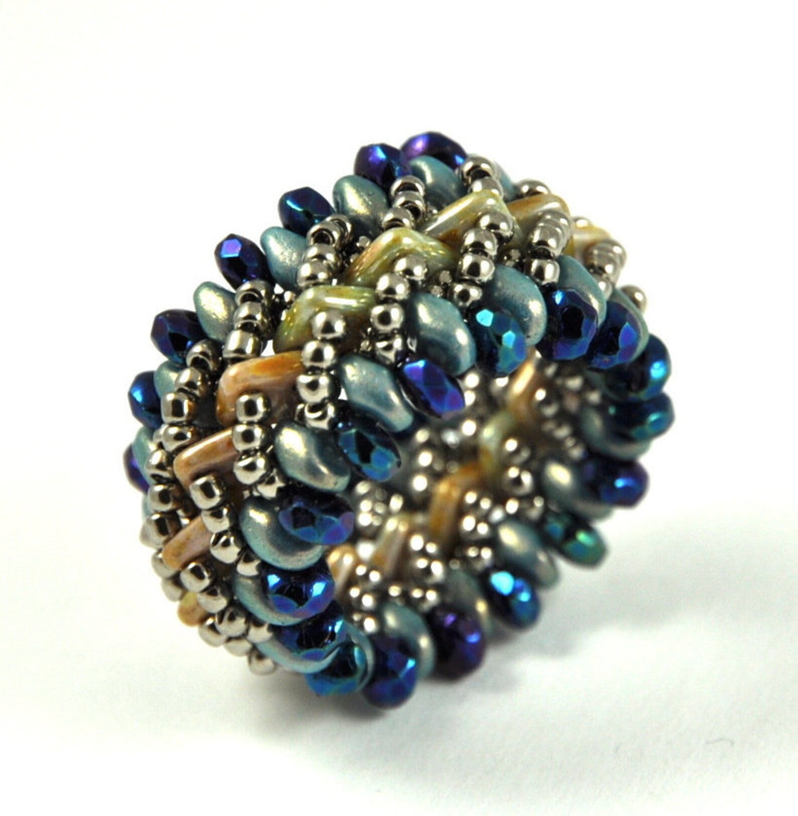 DIY Step by Step Beading Tutorial for 'tudor' Ring or - Etsy