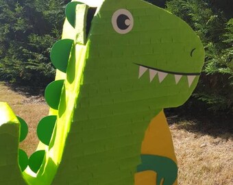 Dinosaur Number Pinata | Etsy