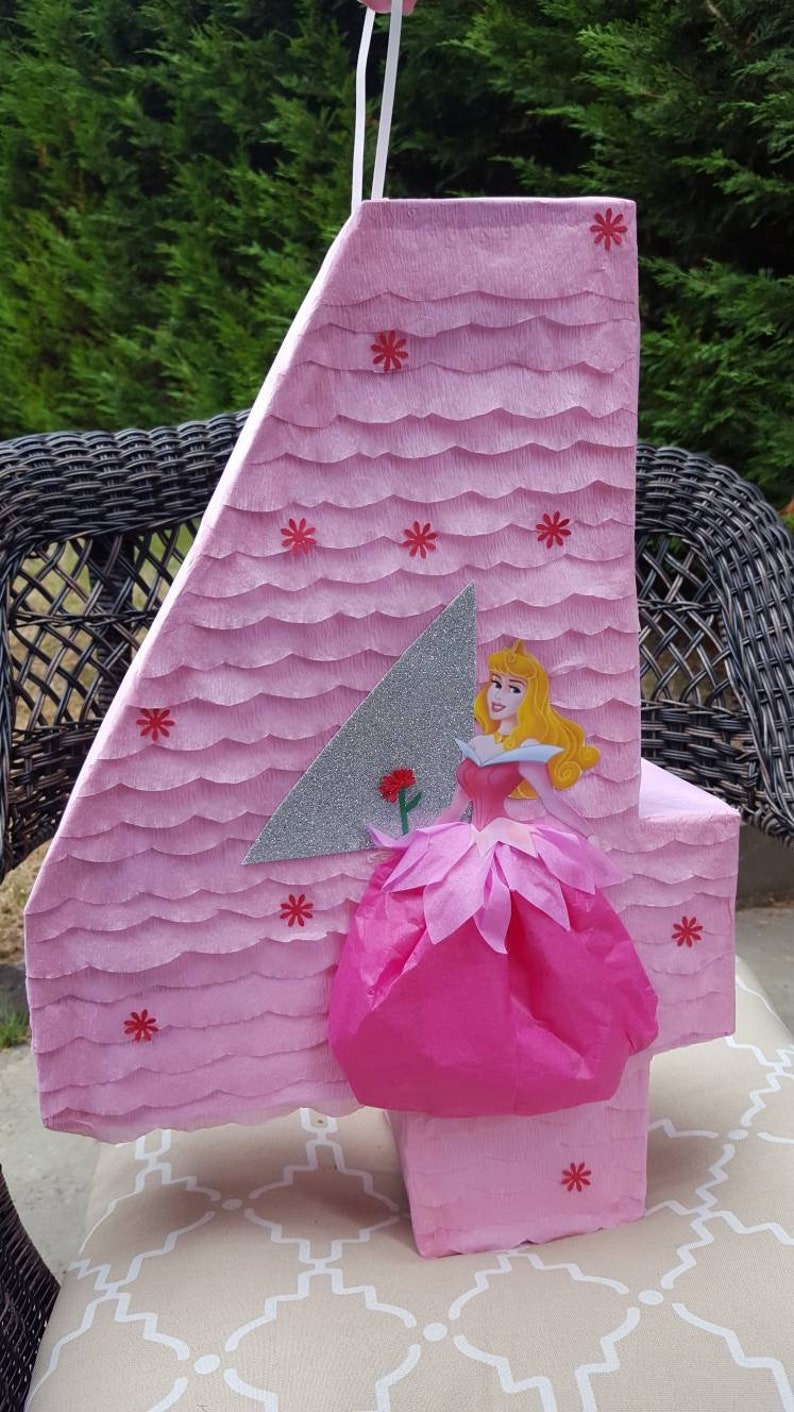 Princess Number Pinata (custom Character) - Etsy