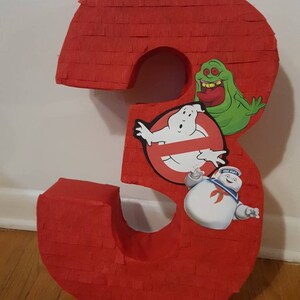 Ghostbuster Inspired Number Pinata - Etsy