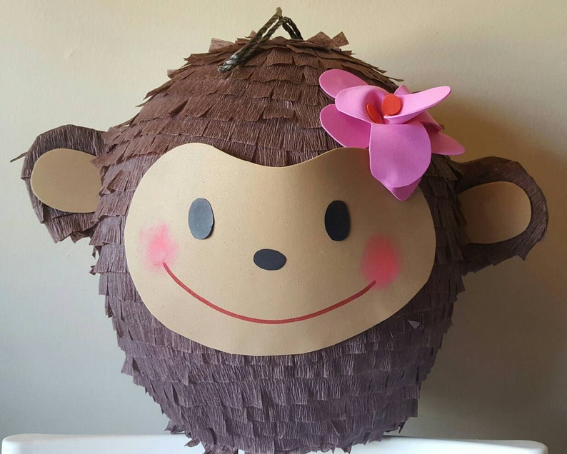 Lovely Monkey Pinata for birthday party or baby shower. | Etsy