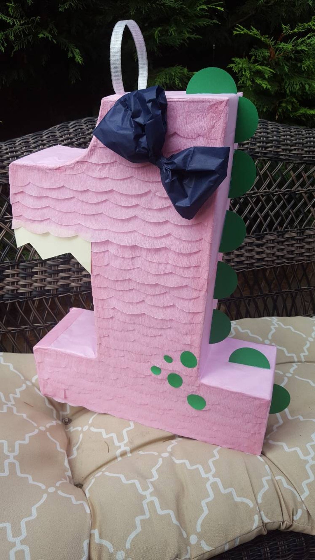 Dinosaur Girl Number Pinata 23"x14" - Etsy