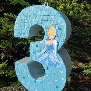 Princess Number Pinata (custom Character) - Etsy