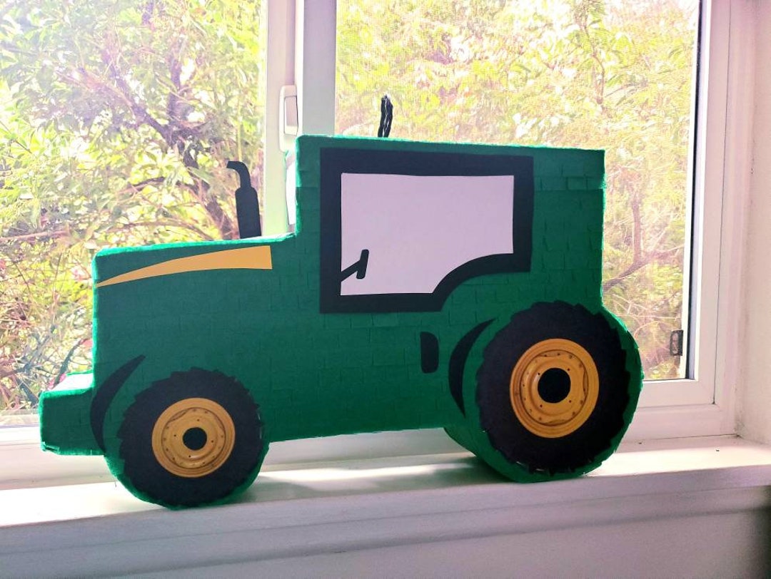 Construction/ Tractor Number Pinata - Etsy
