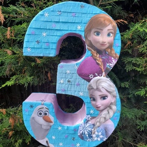 Princess Number Pinata custom Character - Etsy