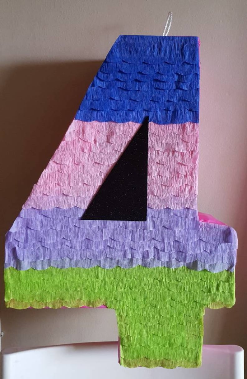 Number Pinata Custom Colors - Etsy Number Pinata Custom Colors - Etsy