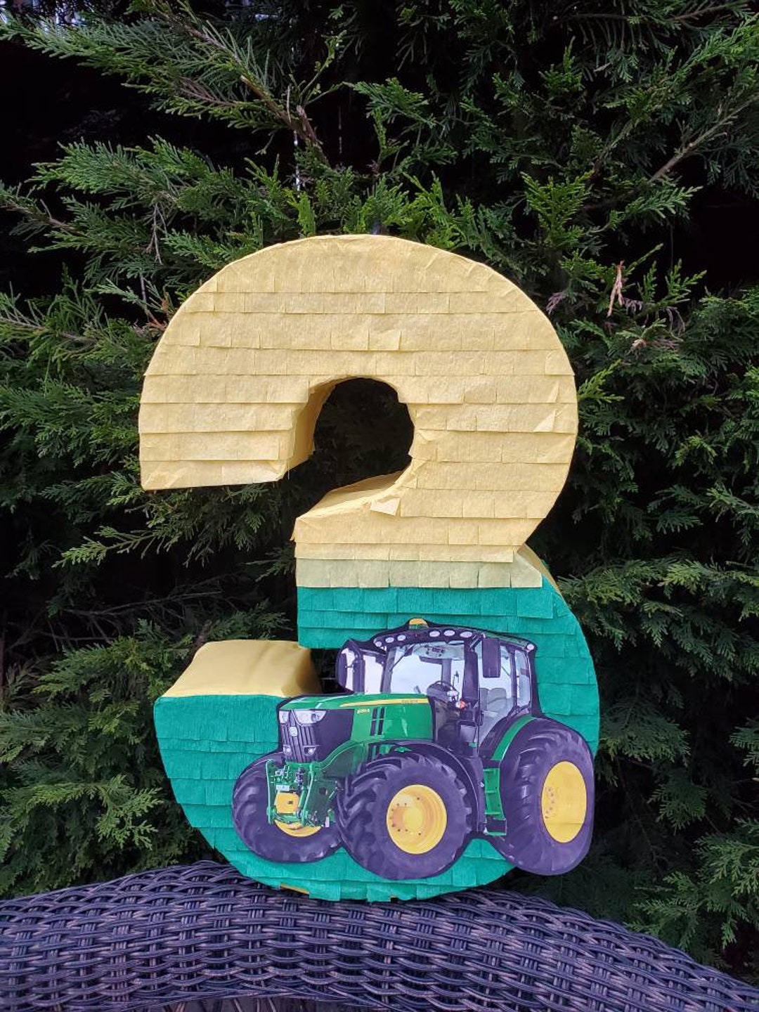 Construction/ Tractor Number Pinata - Etsy